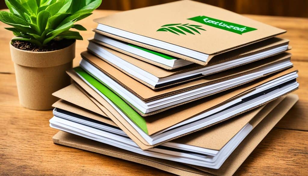 Libretas Recicladas Personalizadas de Cartón - Ecológicas