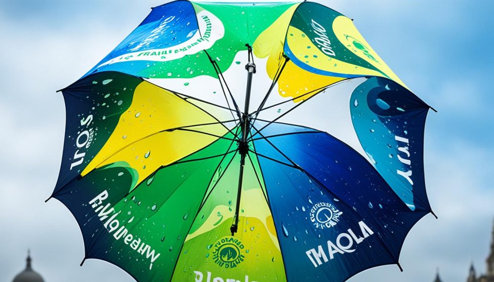 Paraguas con logo personalizados en Colombia