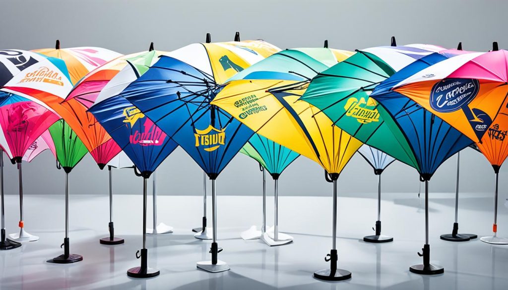 Paraguas con logo personalizados en Colombia