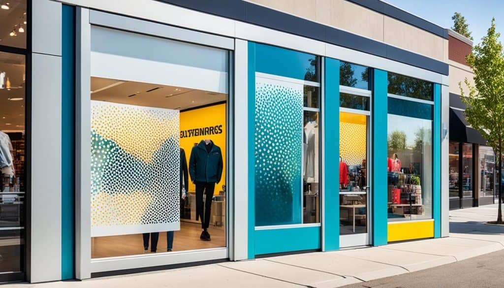 Microperforados para Tiendas en Colombia | Vinilos Únicos