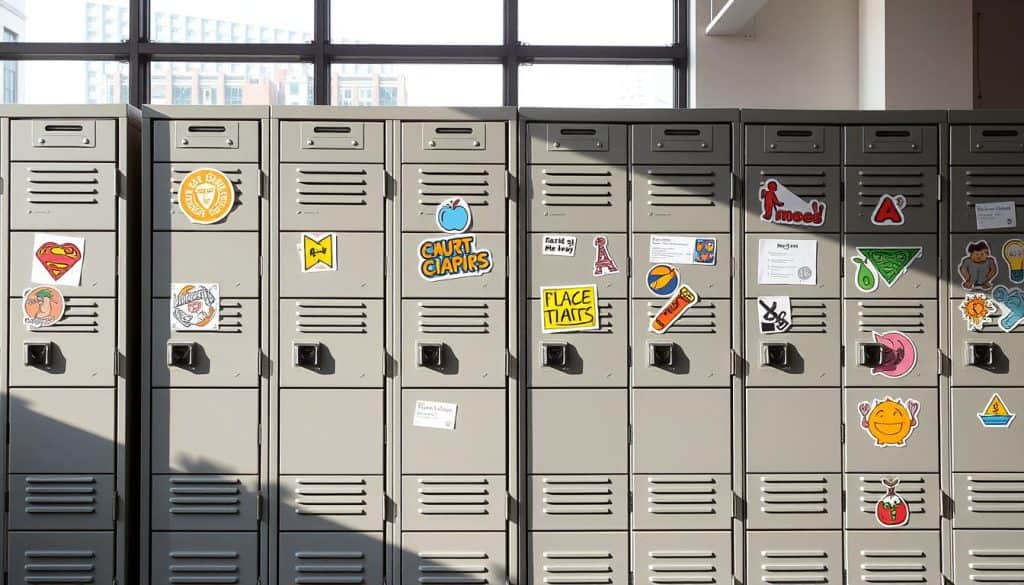 Identificación de lockers con stickers | Artes Graficas Integradas