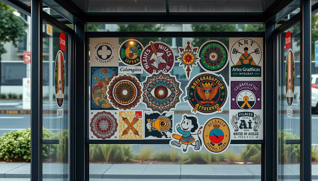 Stickers para paraderos de autobuses | Servicios de Impresión en Colombia